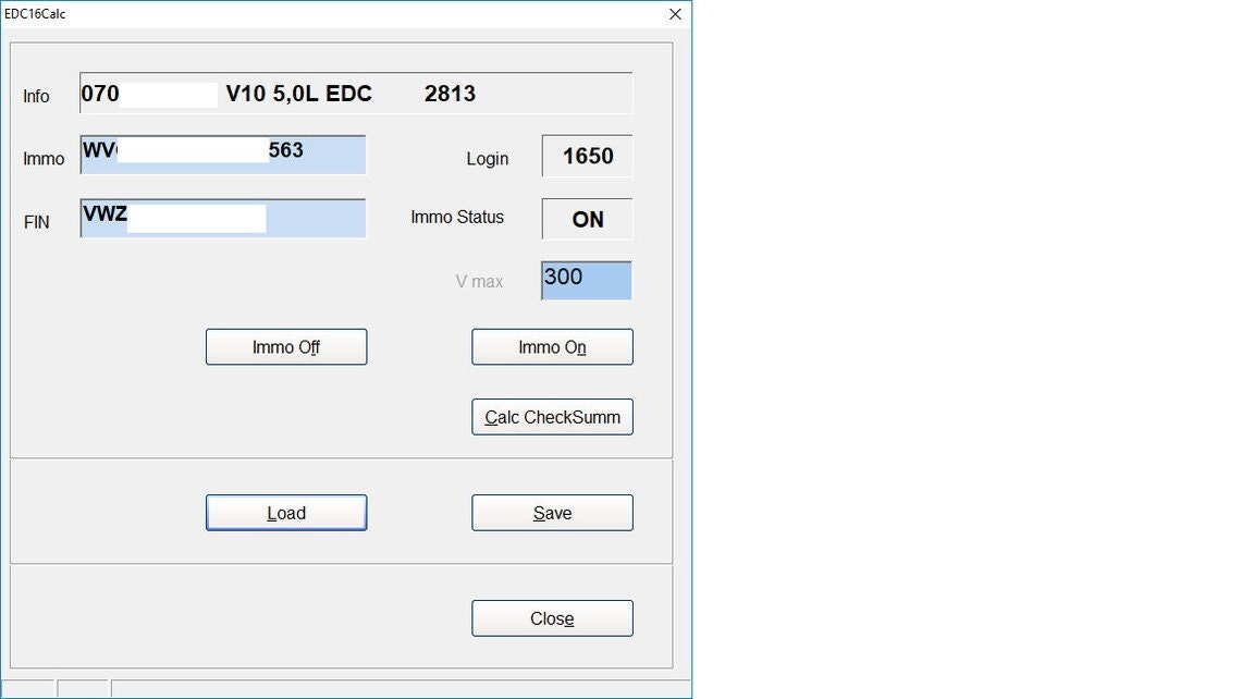 VAG EDC15 & EDC16 Eeprom Calculator / Immo / Vin / Mileage / Pin and ...