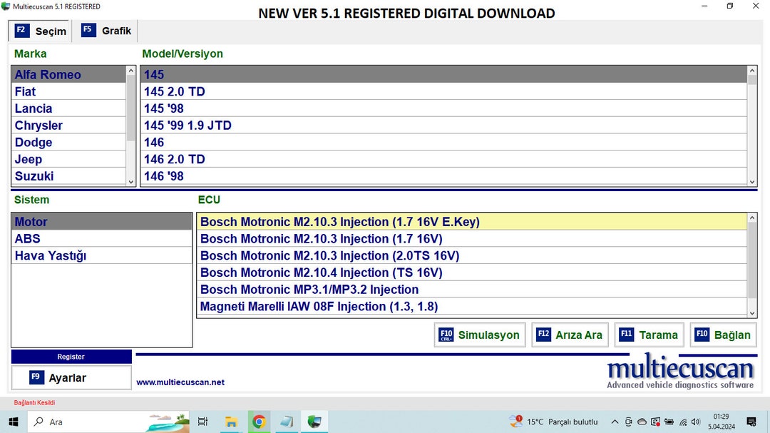 Multiecuscan 5.1 Multilingual Vehicle Diagnostic Software With Advanced ...