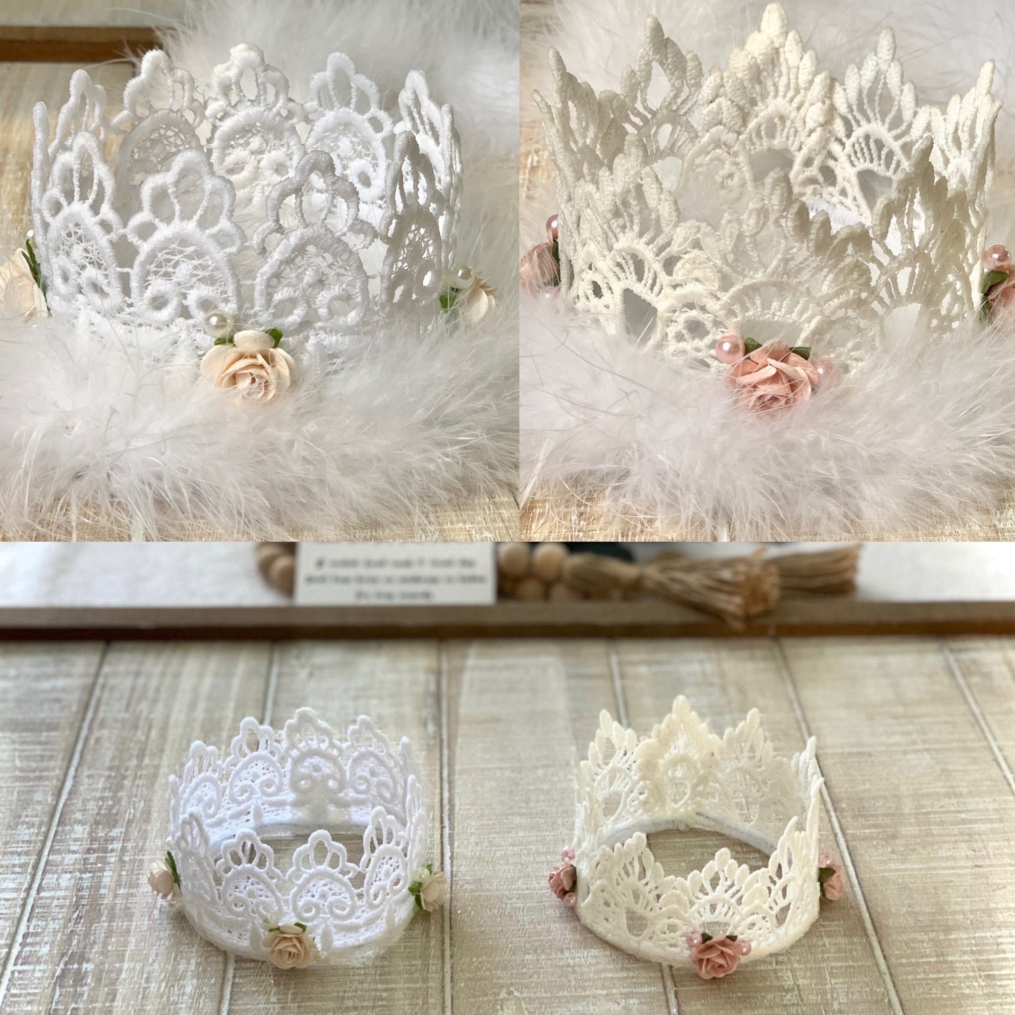 Newborn Baby Crowns, Mini Crowns, Crowns for Baby, Lace Crowns, Tiaras ...