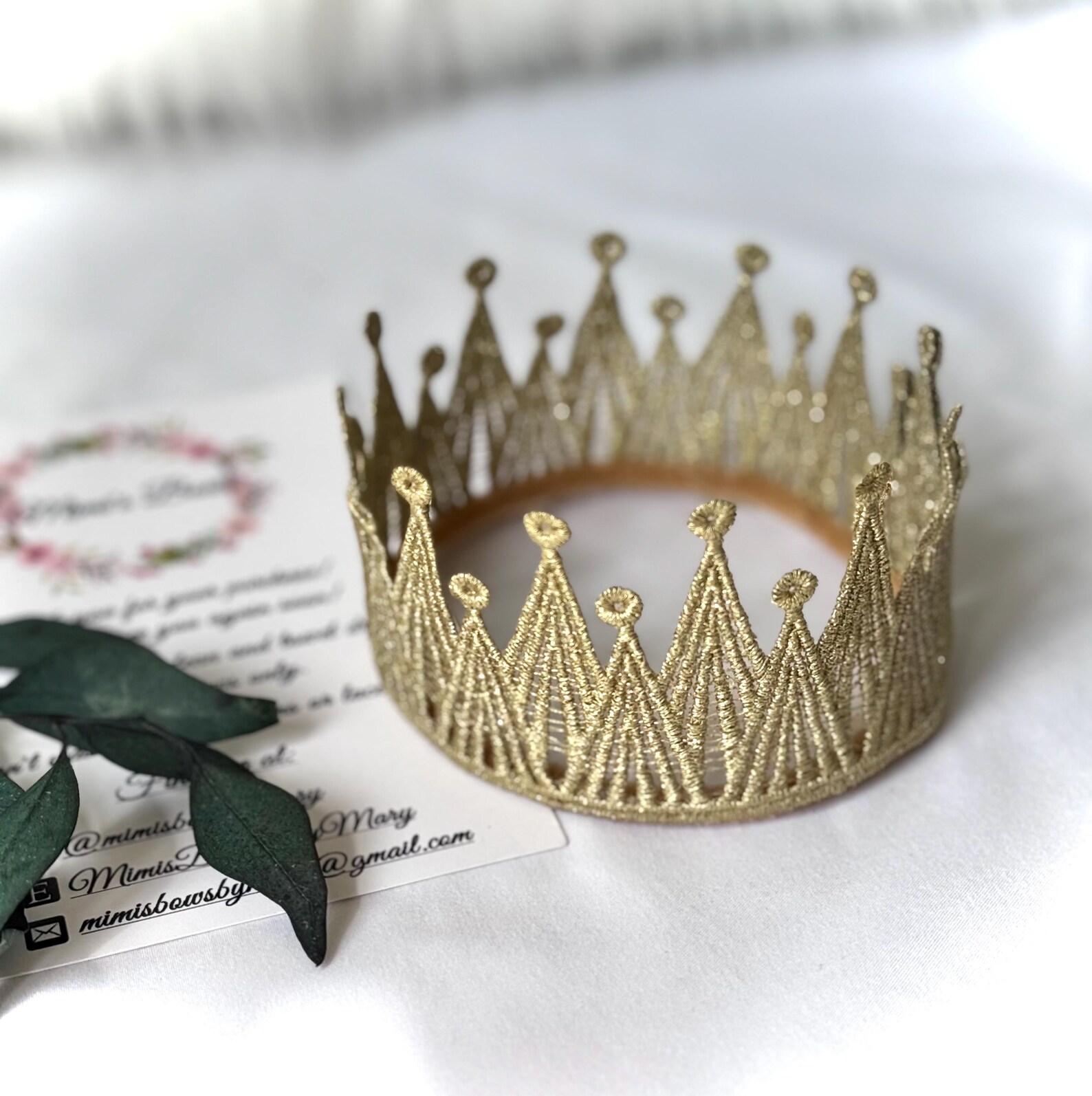 Gold Crown, Birthday Crown, Cake Smash Crown, Mini Crown, First ...