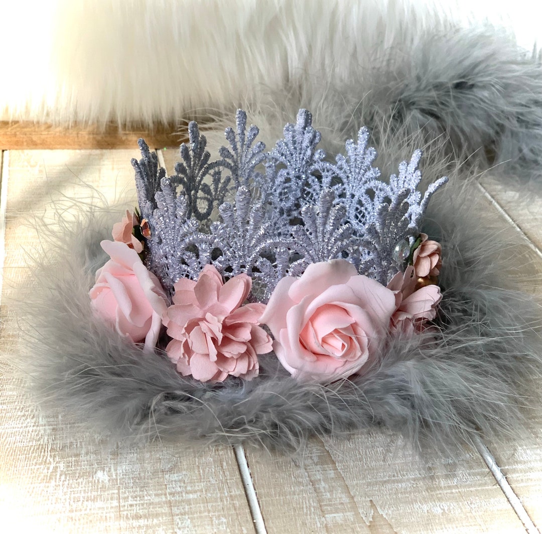 Silver Crown, First Birthday Crown, Cake Smash Crown, Crown for Boys ...