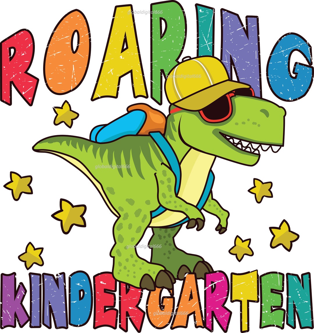 T Rex School Png Kindergarten T Rex With Glasses T Rex With - Etsy