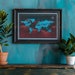 Torn Paper Theme Printable World Map, Digital Download Map, World Wall ...