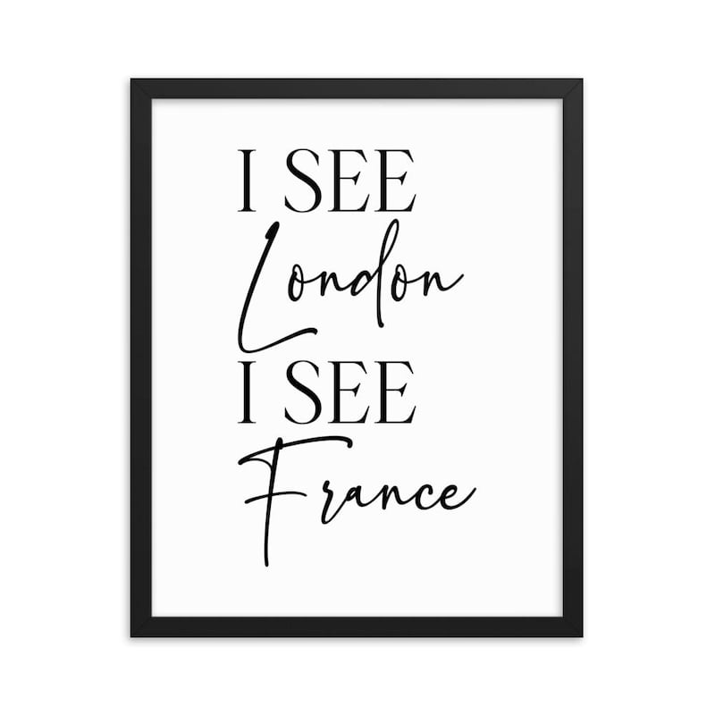 I See London I See France - Etsy