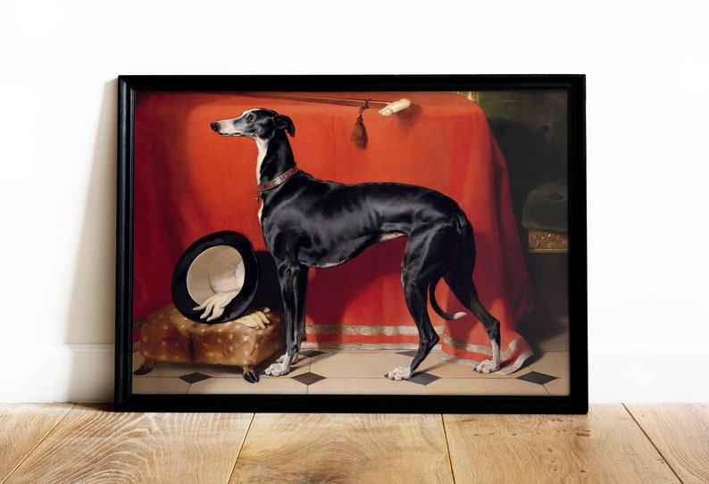 Eos, A Favorite Greyhound of Prince Albert by Landseer Poster - Etsy