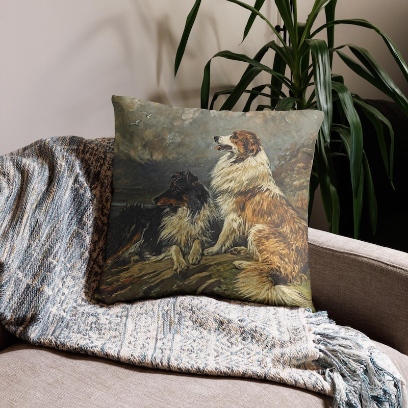 Rough Collie Pillow - Etsy