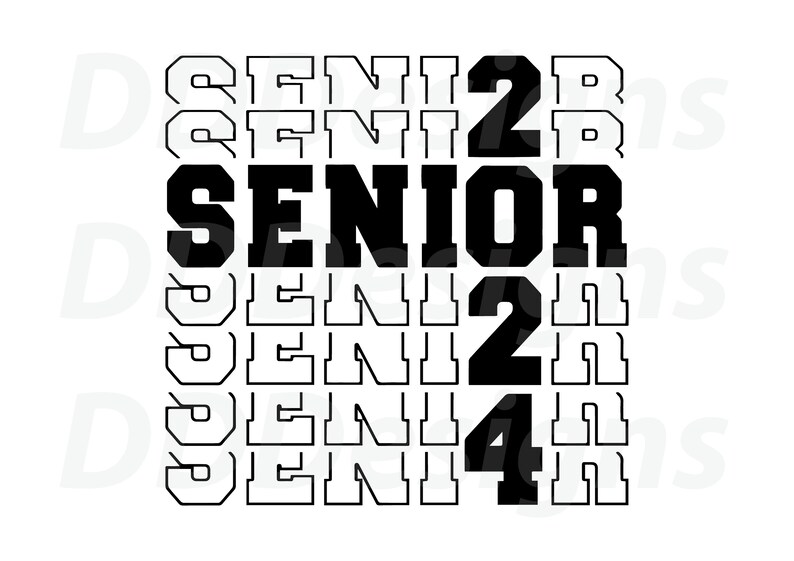 Senior 2024 T-shirt Design - Etsy