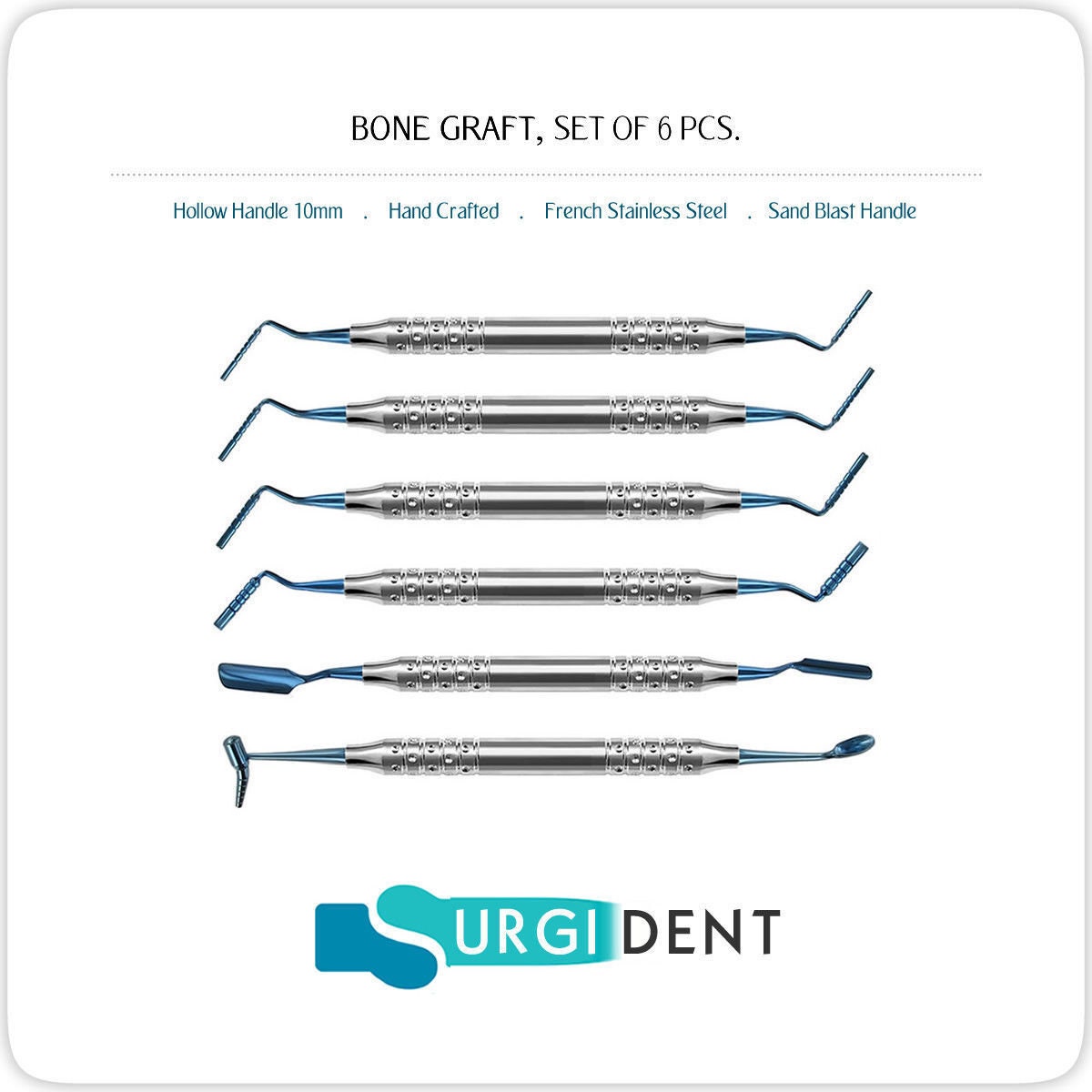 Bone Graft Dental Implant Instruments *6 Pcs* - Etsy