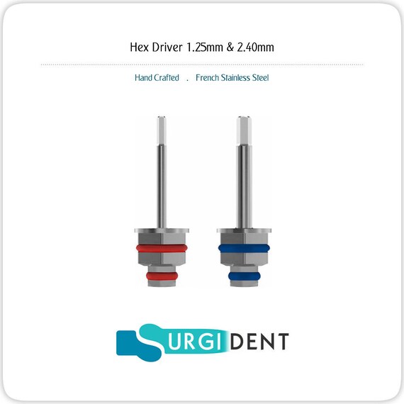 Lance Pilot Drill Dental Set - 1.20mm & 1.5mm Sizes, Stainless Steel ...