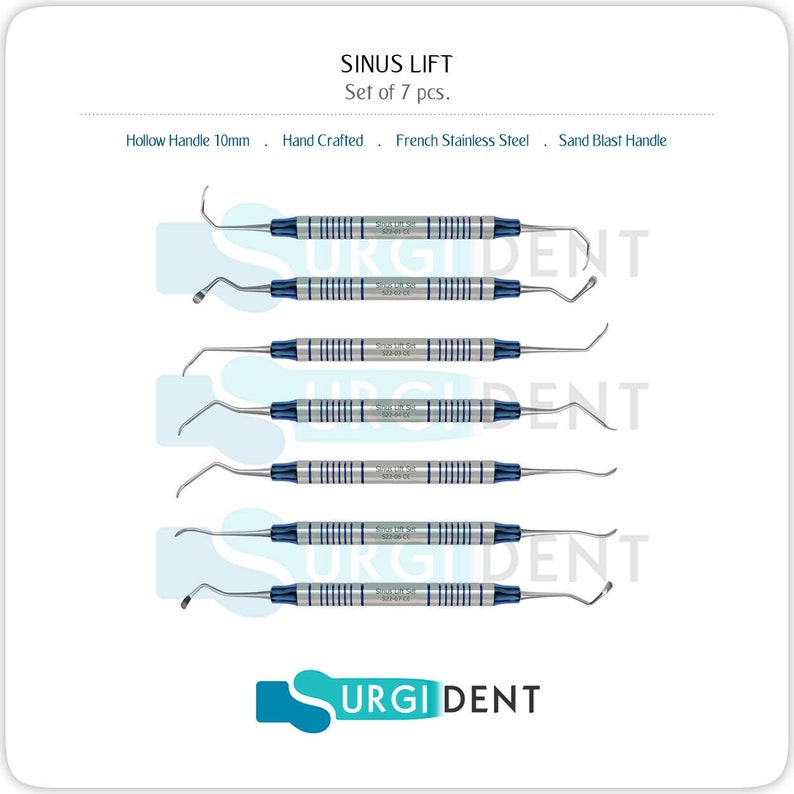 7 Pcs Sinus Lift Instruments Implant Kit Elevator Surgery Set - Etsy