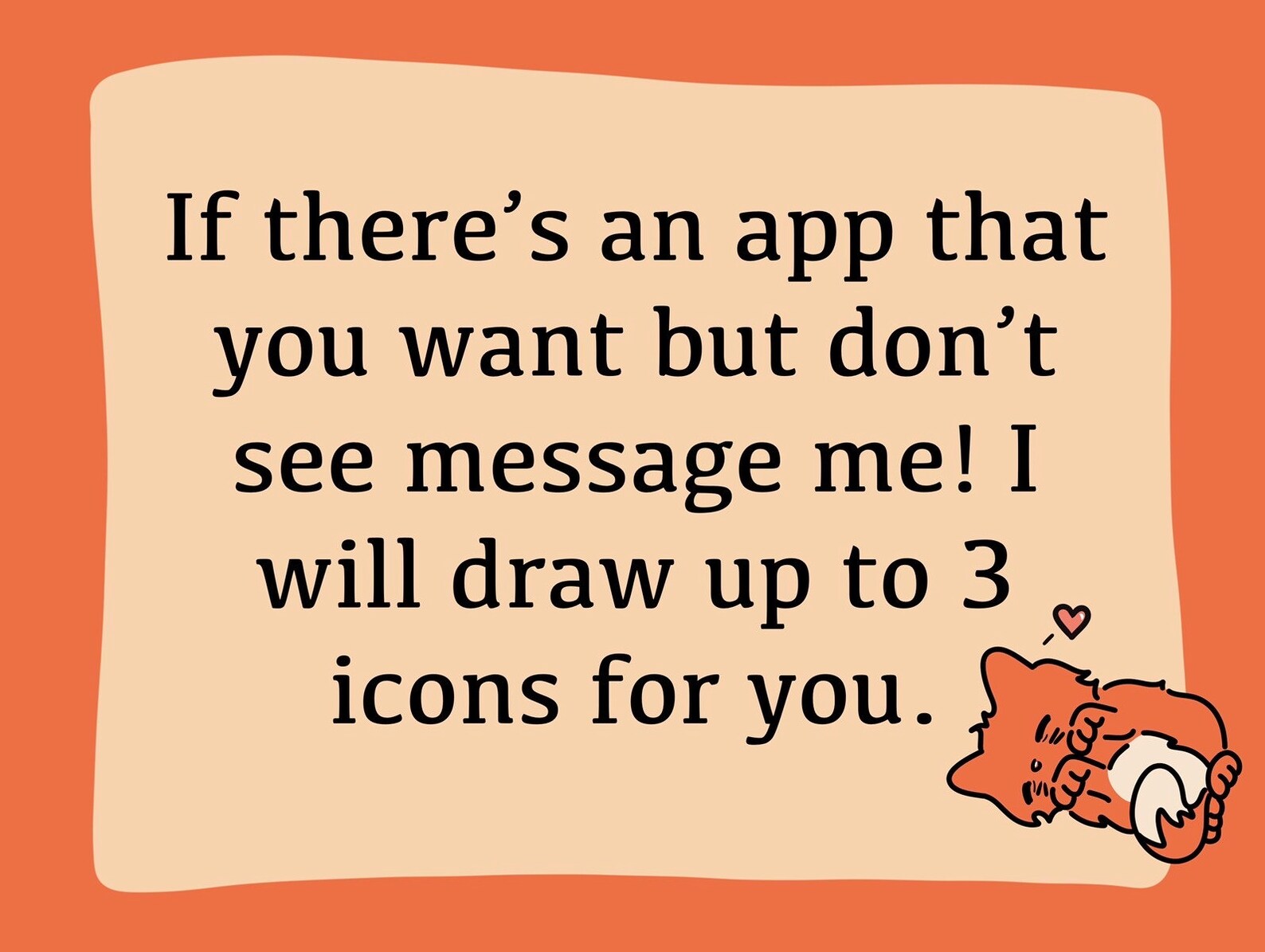 Hand Drawn Cat App Icons, Cute Digital App Download, App Icons, Widgets ...