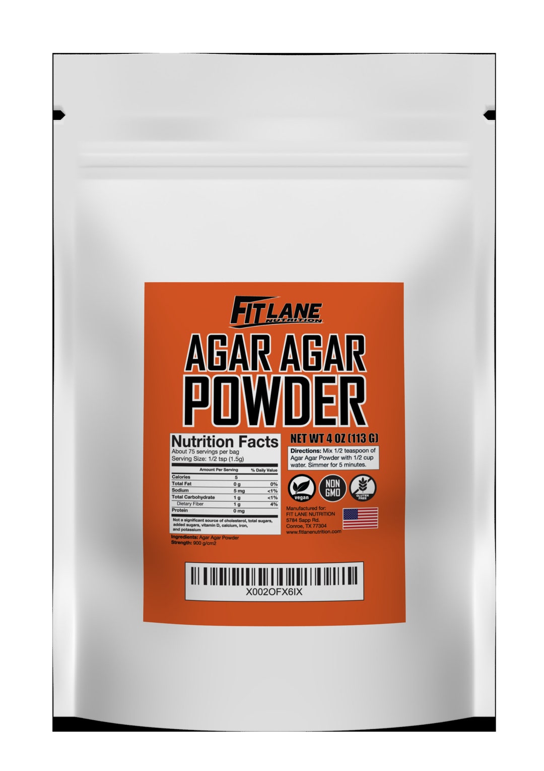 Agar Agar Powder. Vegan (vegetarian) Gelatin. Non GMO, Gluten Free and ...