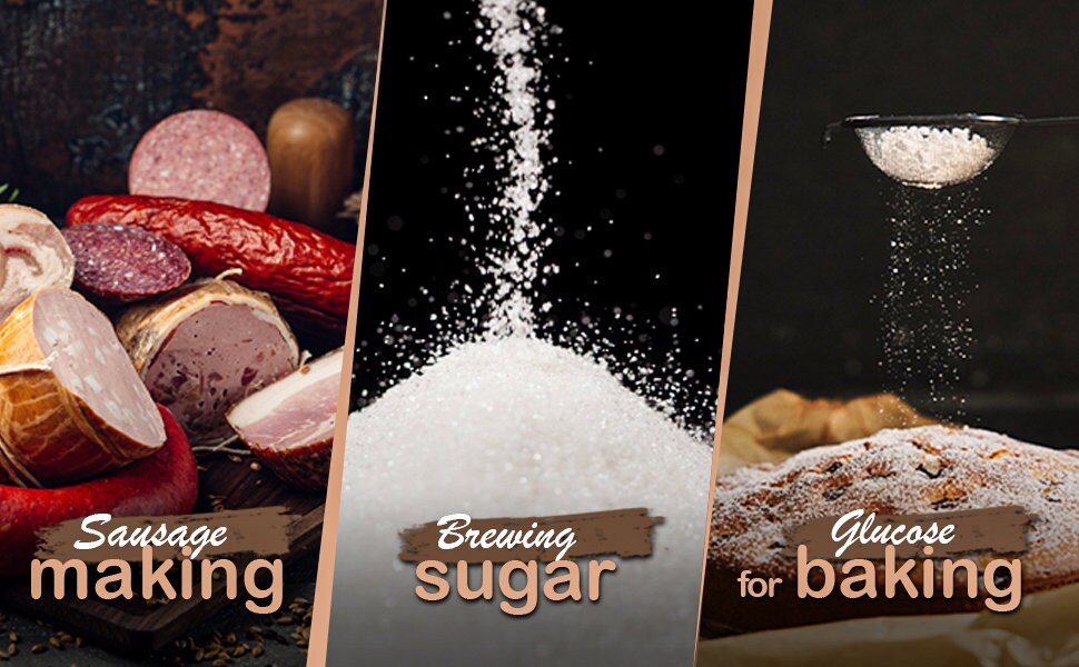 Bulk Dextrose Powder, Pure Source of Glucose and Carbohydrates, Food ...