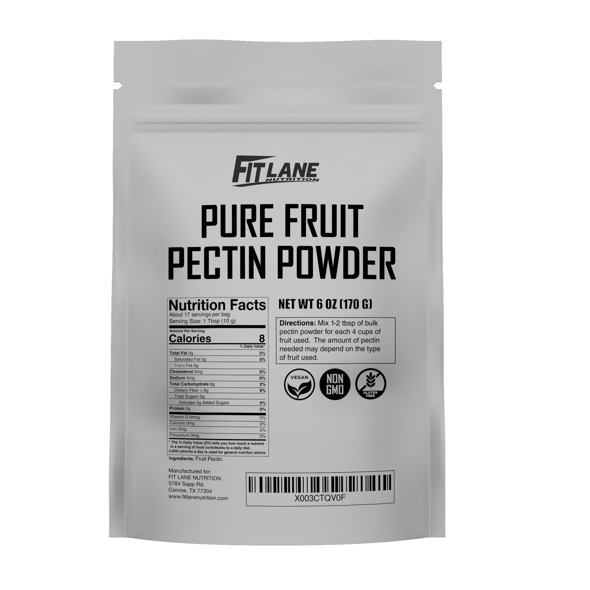 Pure Fruit Pectin Powder. No Sugar or Extra Additives. Natural, Vegan ...