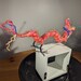 Chinese Dragon Wireframe Sculpture. Posable Multicolored Asian Dragon ...