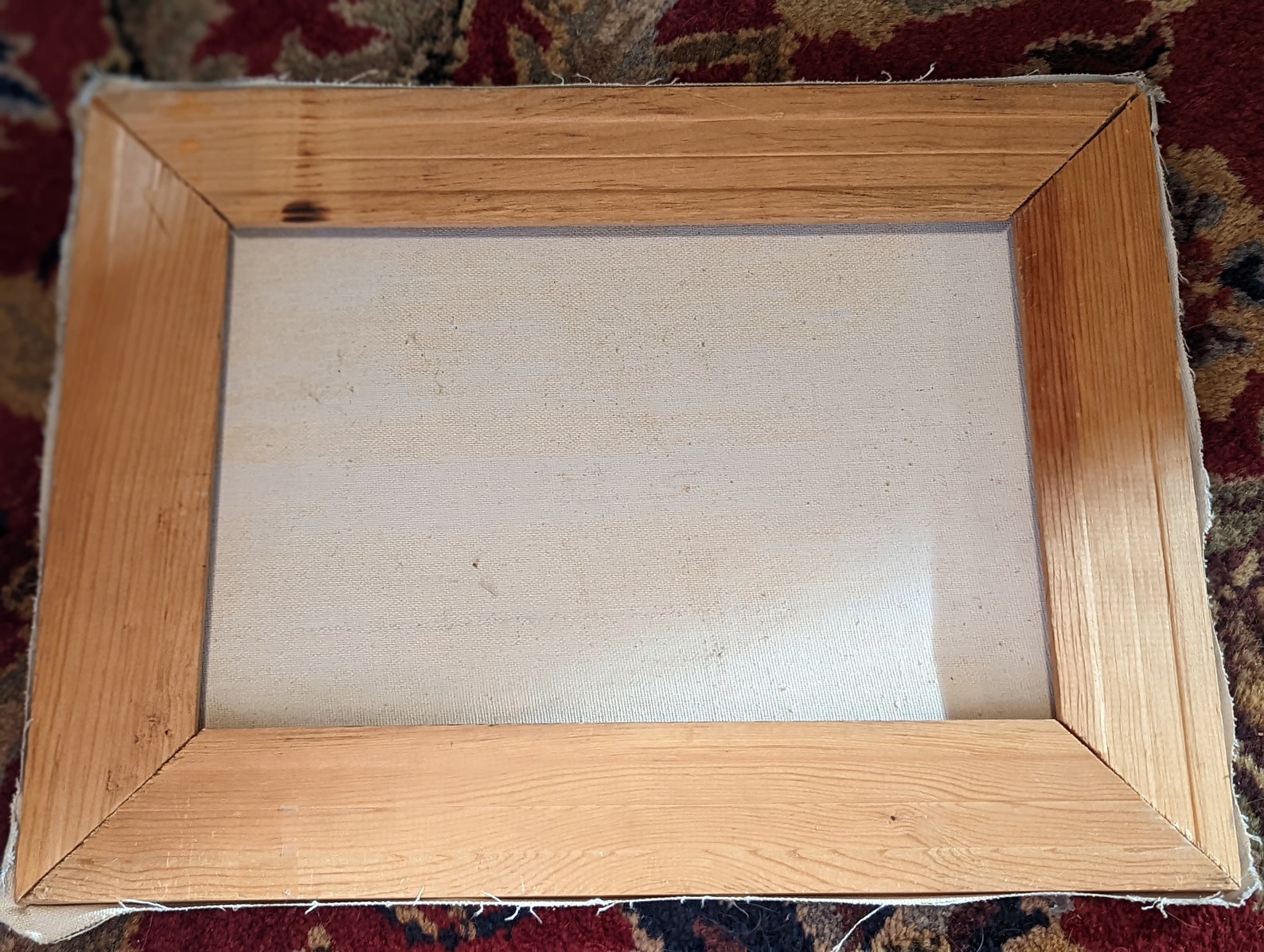 FINE ART Frank Lean Signed Original Oil Painting of Violin on Canvas ...