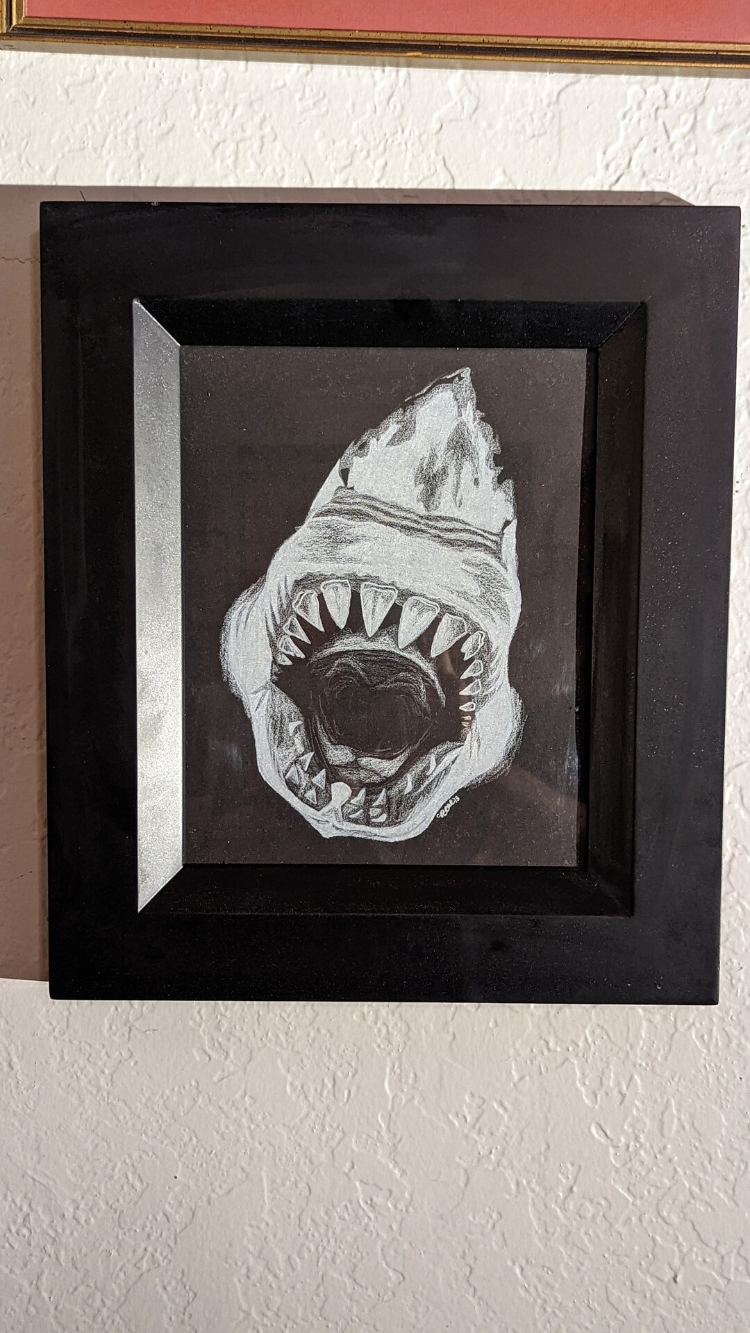 Original Artwork for Boys. Cool Original Framed Art. Monochromatic ...