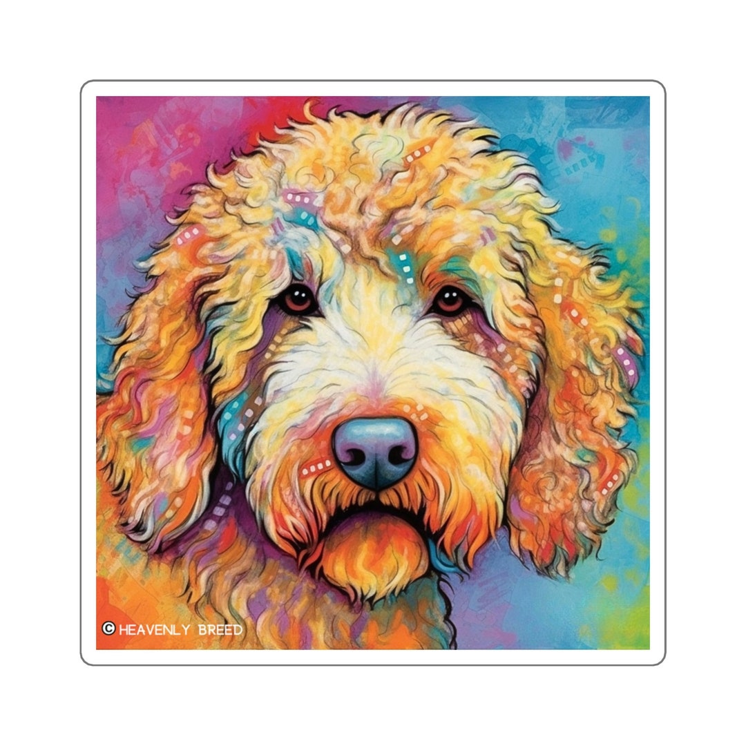 Goldendoodle Sticker Golden Doodle Sticker Gift Animal - Etsy
