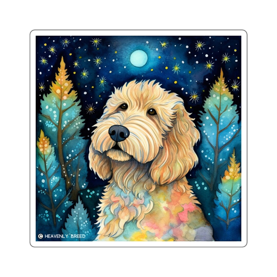 Goldendoodle Sticker, Golden Doodle, Sticker Gift, Journal Sticker ...