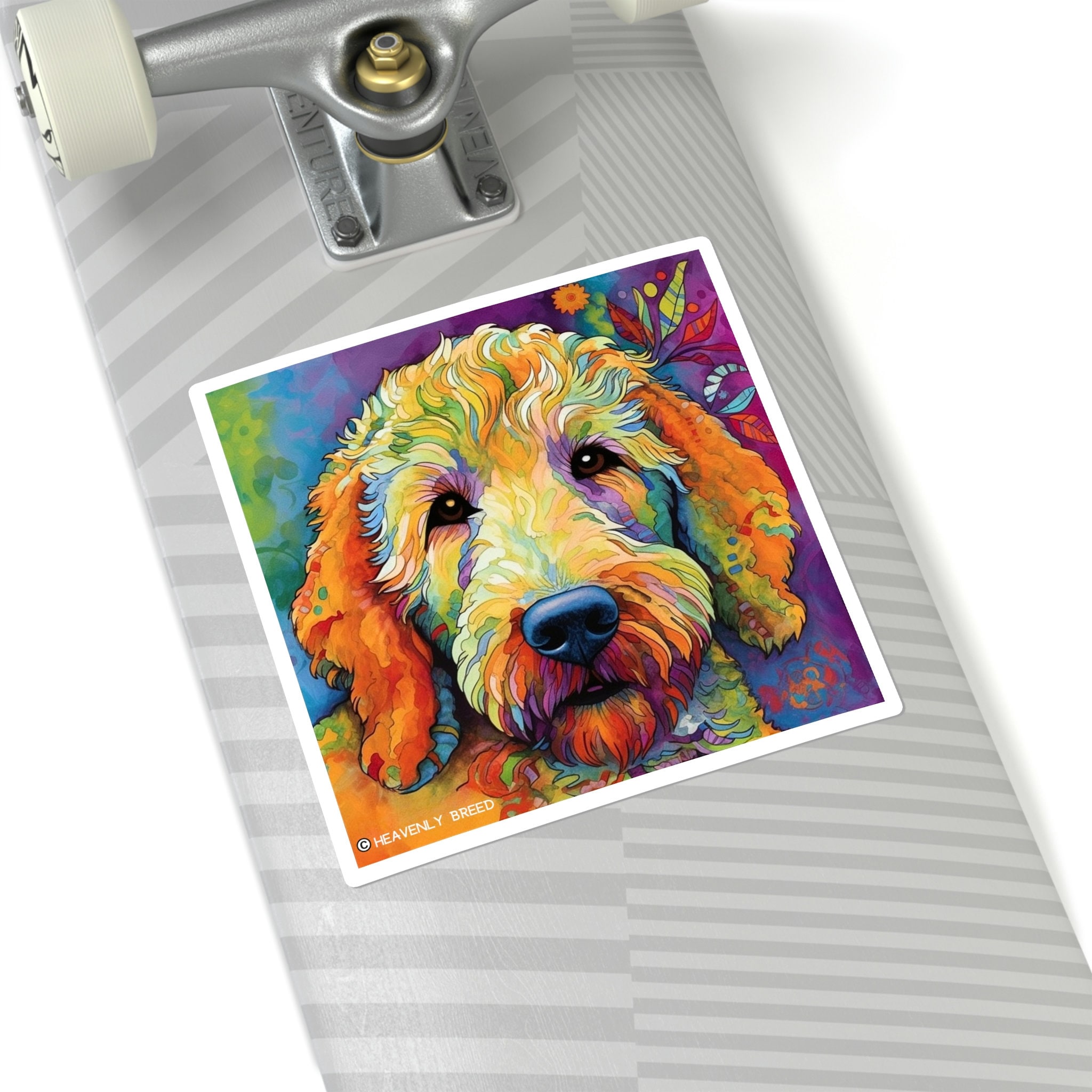 Goldendoodle Sticker, Golden Doodle, Sticker Gift, Animal Nursery ...