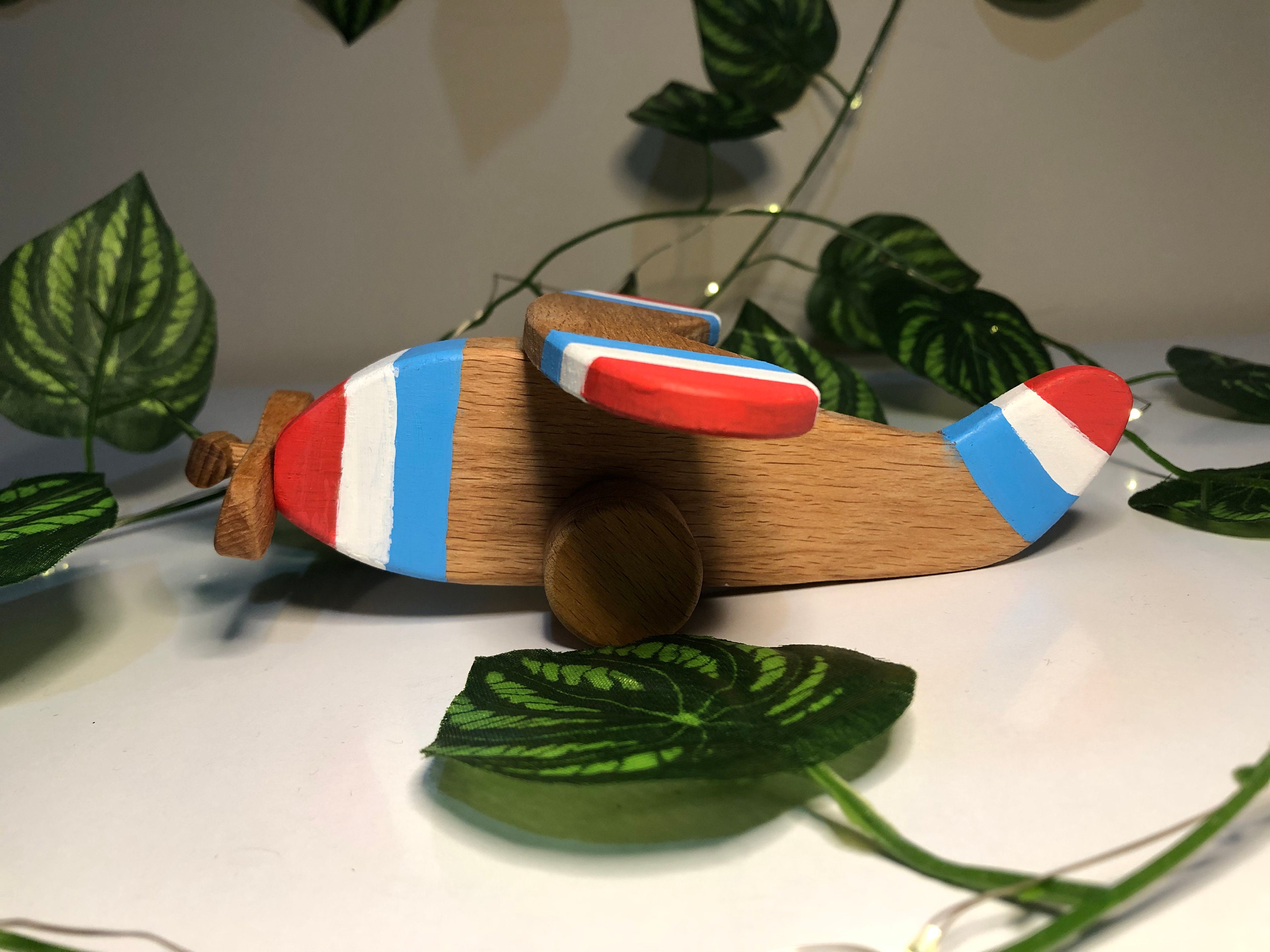 Wooden Plane, Wooden Toy Airplane, Handmade Toy, Ecofriendly Toy ...