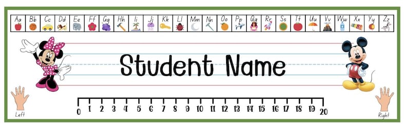 Disney-inspired Desk Tags - Etsy