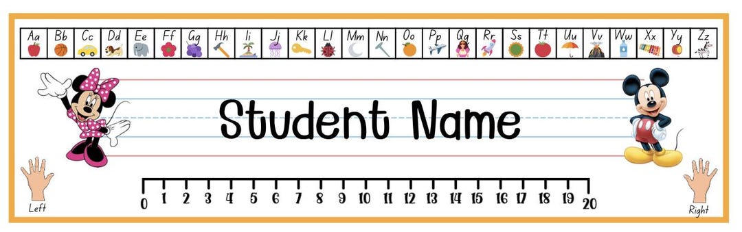 Disney-inspired Desk Tags - Etsy