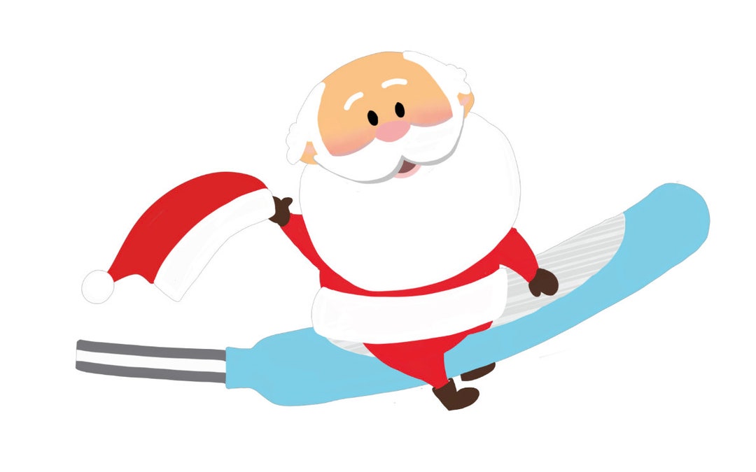Santa Riding a Purewick .jpg, .pdf, .tiff, .png - Etsy