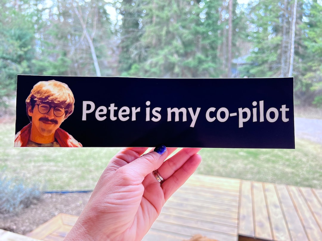 Peter is My Co-pilot Bumper Sticker - Etsy