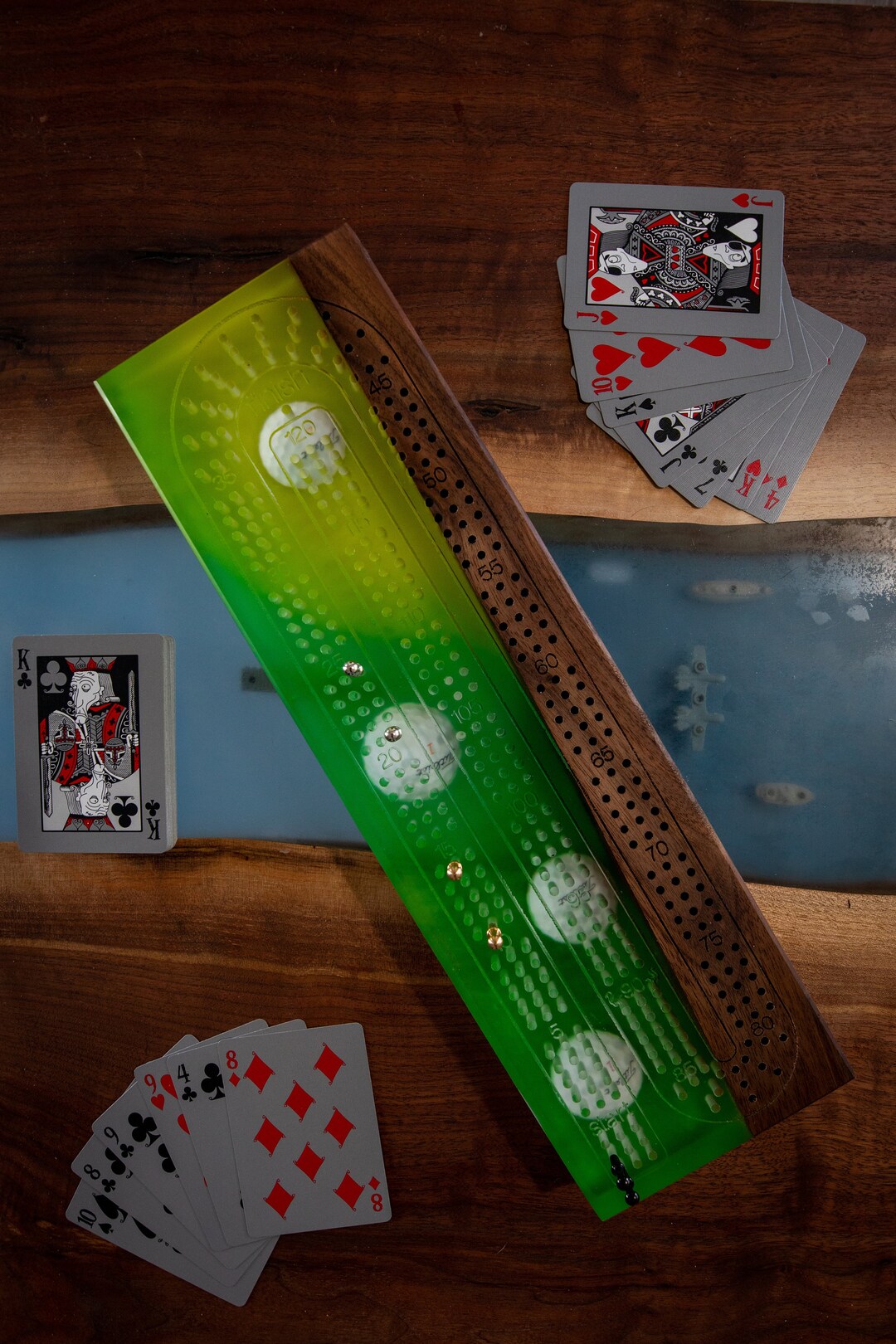 Golf Themed Cribbage Board - Etsy