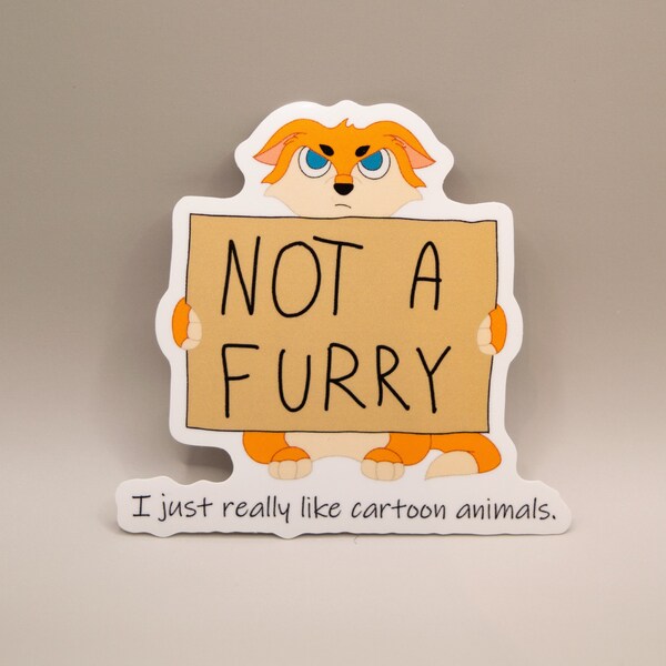 Furry Sticker - Etsy