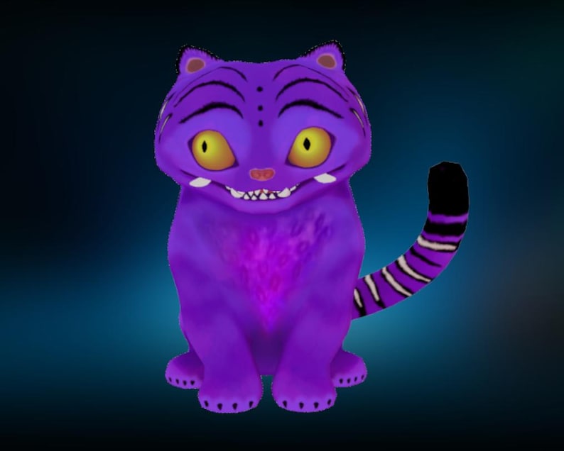Derpy Tiger 3d Vtuber Model - Ready to Use - Multiple Colors - VRM ...