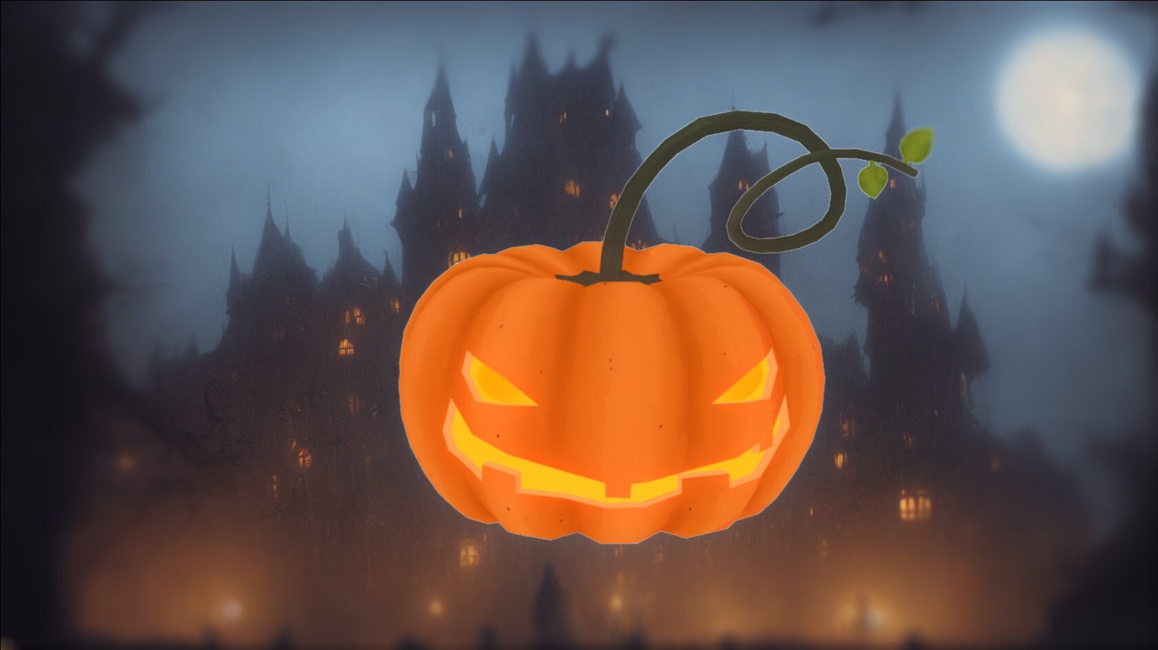 Pumpkin Jack O'lantern Vtuber - Premade 3d Avatar for Vseeface - Etsy