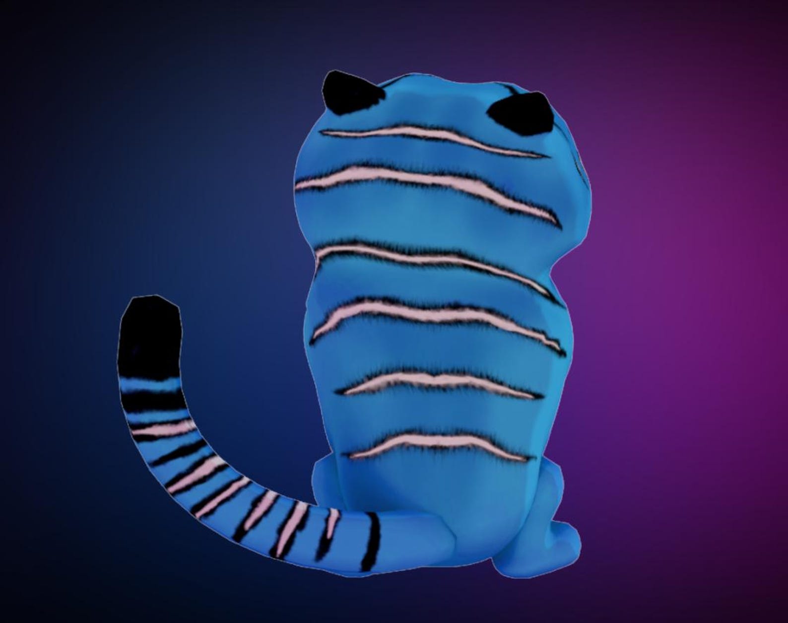 Derpy Tiger 3d Vtuber Model - Ready to Use - Multiple Colors - VRM ...
