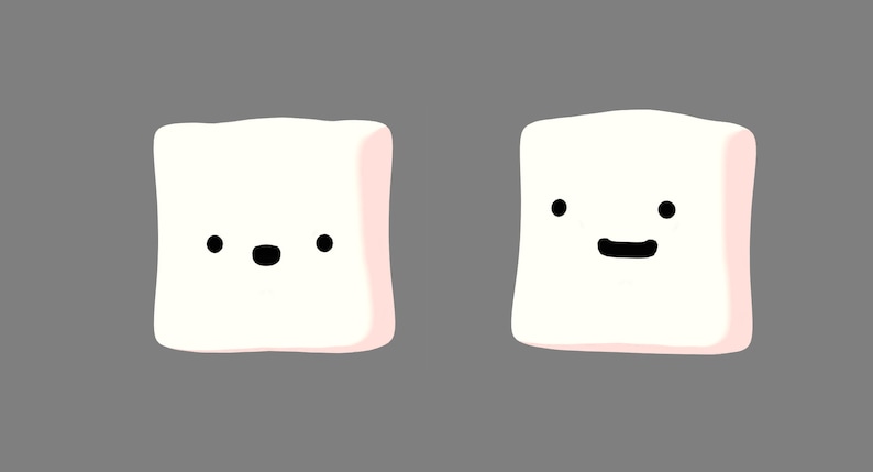 Marshmallow Vtuber - Premade Avatar 3d Model VRM - Etsy