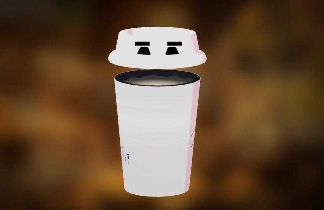 Coffee Cup Vtuber - Ready to Use 3d Model - VRM File That Works With ...