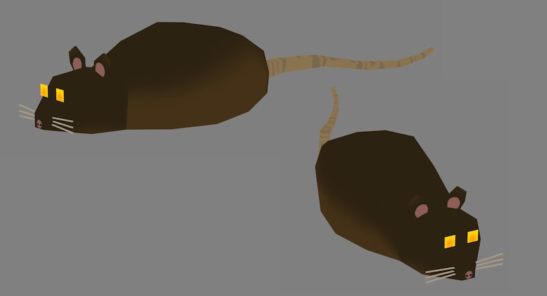 Janky Rat Vtuber - Premade Virtual 3D Avatar - Etsy