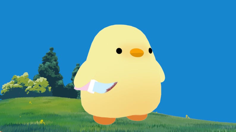 Bird Vtuber - Ready to Use 3d Model - VRM File That Works With Vseeface ...