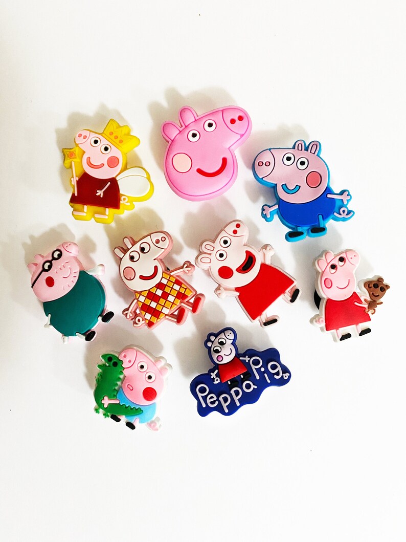 Peppa Pig Croc Charms Cute Croc Charms Charms Crocs - Etsy UK