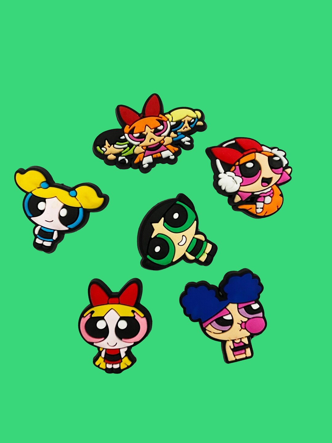 Powerpuff Girls Croc Charms Movie Character Croc Charms Croc Jibbitz ...