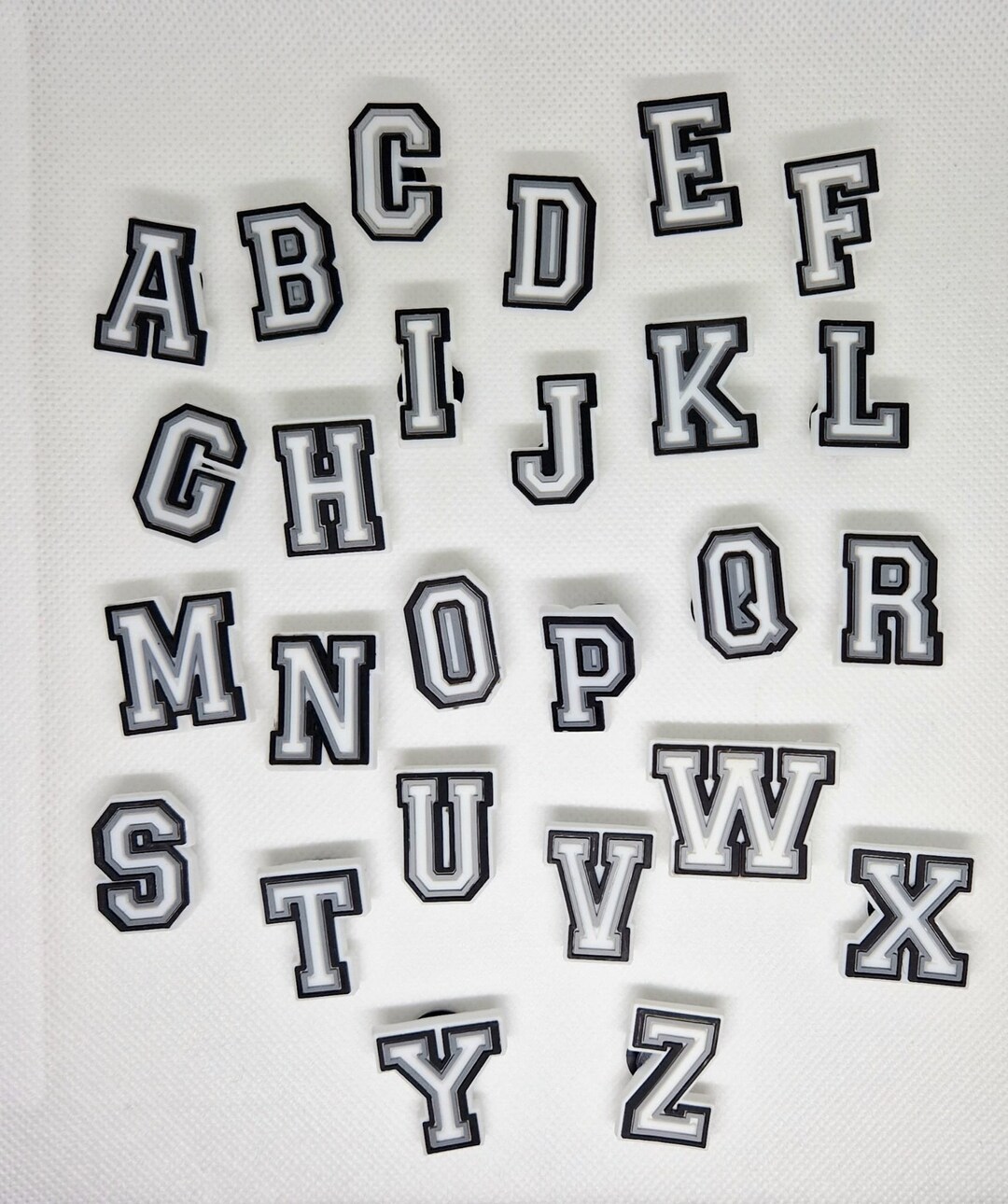 Alphabet Letters Croc Charms Croc Jibbitz - Etsy