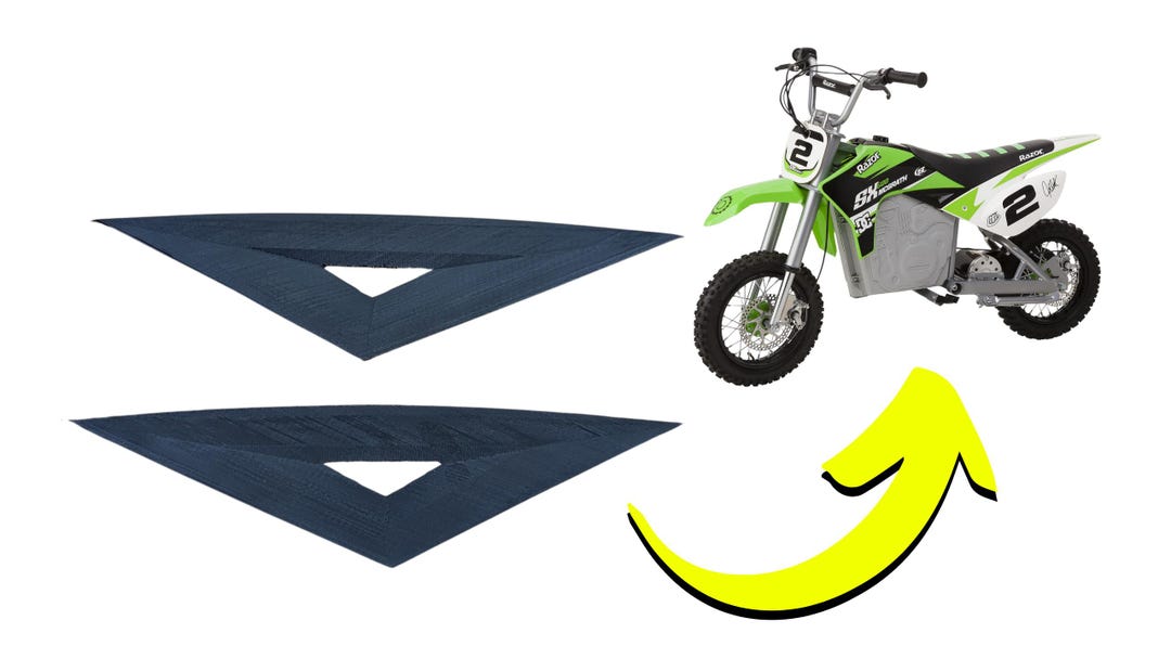 Razor SX500 Triangle Trim Piece Plastic Cover - Etsy