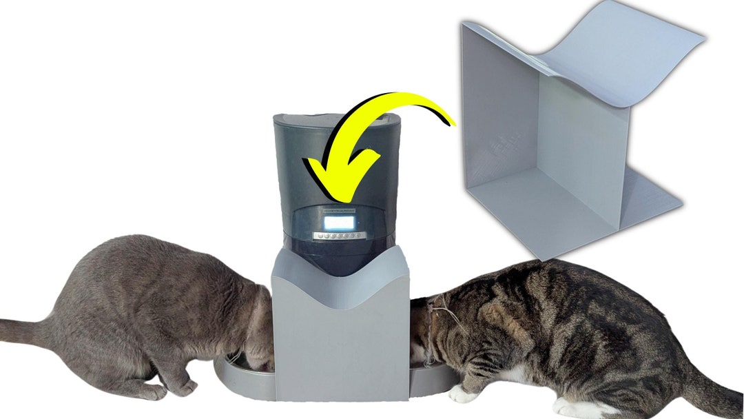 Cat Dual Feeder Divider Separator Accessory - Etsy