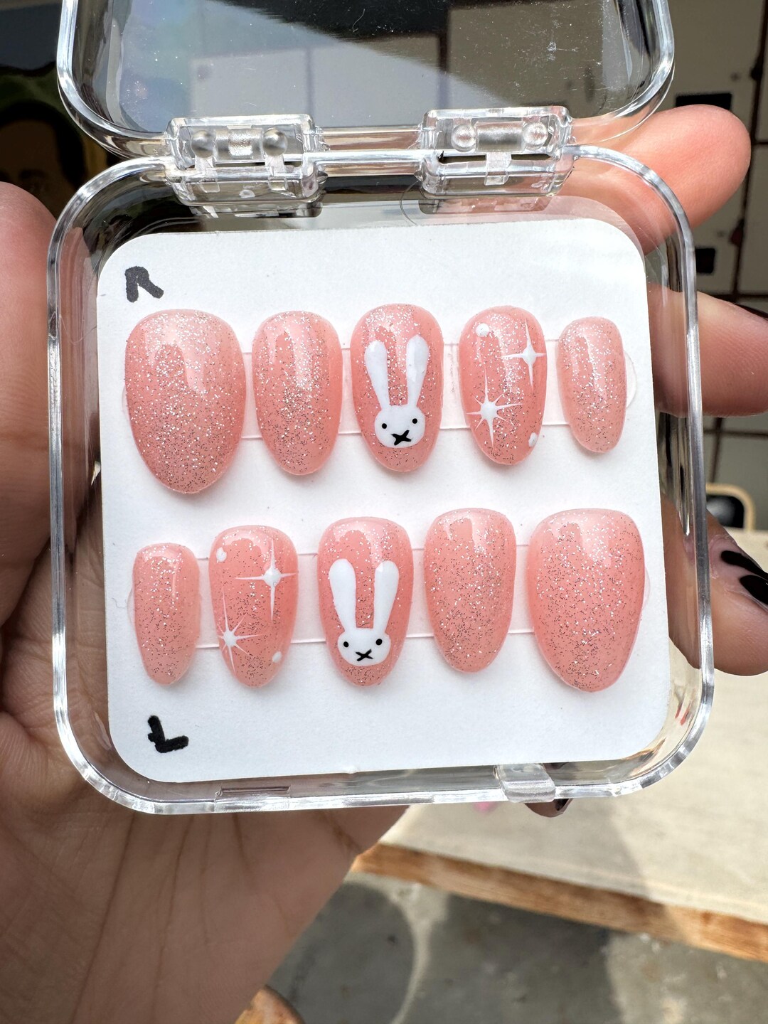 Cosmic Cuddles - Handmade Press on Nails - Etsy