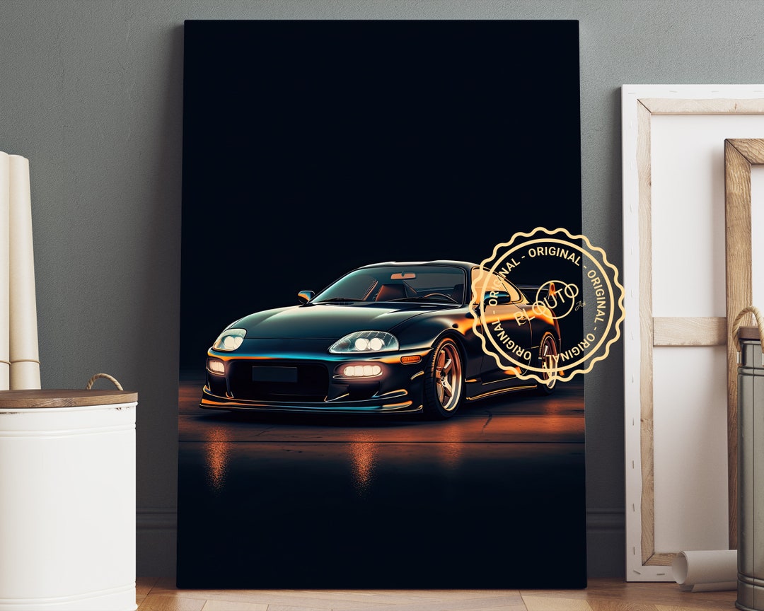 Toyota Supra MK4 Poster Canvas Toyota Supra MK4 Canvas Wall - Etsy