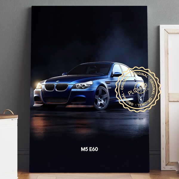 Bmw E60 Poster - Etsy