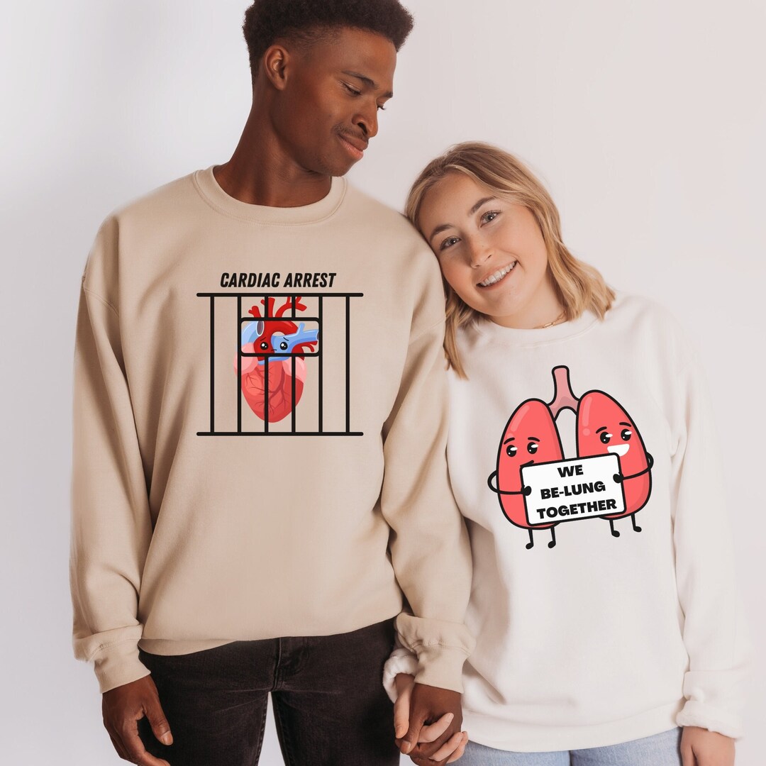 Cardiac Arrest Sweatshirt, Anatomical Heart Sweatshirt, Healthcare ...