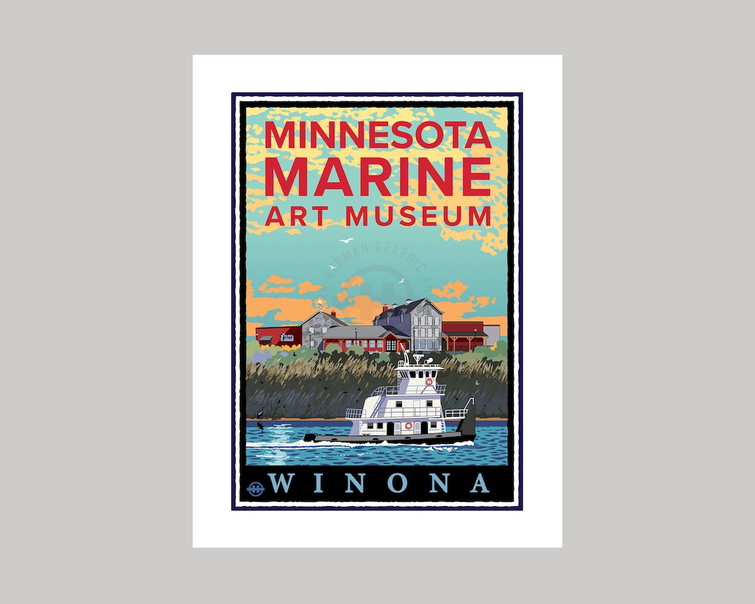 Minnesota Marine Art Museum Winona Tugboat || Minnesota Landmark ...