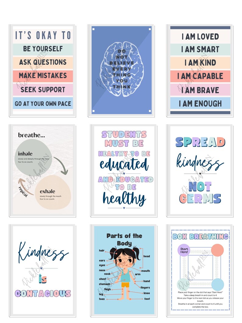 Health Office Printable Posters for School Nurse - Etsy