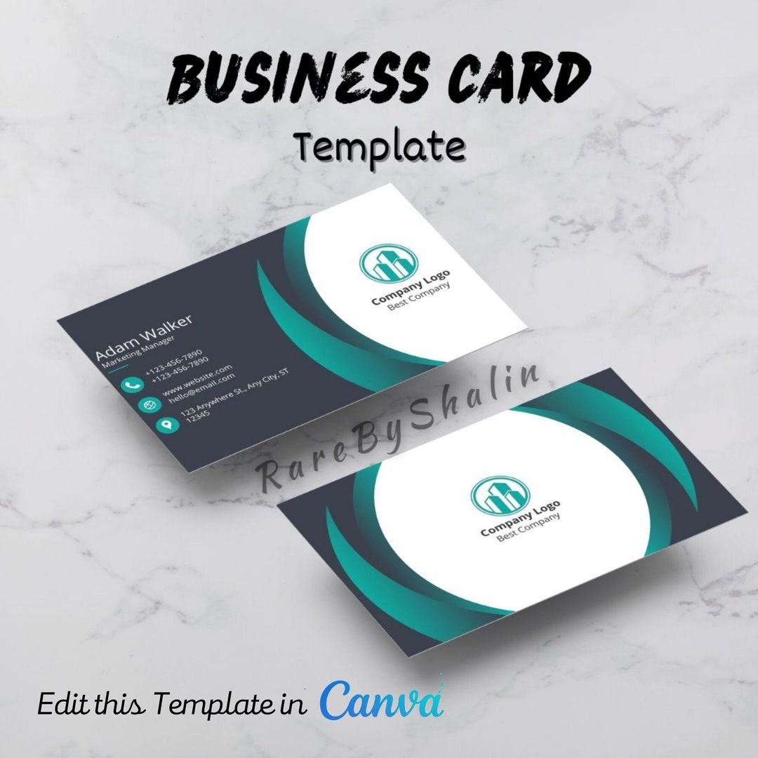 Classic Business Card Visiting Card Business Card Template Elegant ...
